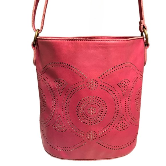 The Sak | Bags | The Sak Red Sequoia Leather Hobo Perforated Shoulder ...